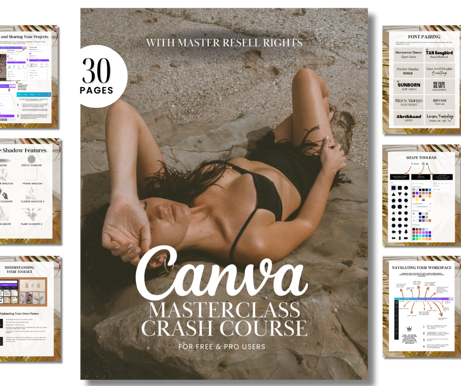 Canva Masterclass Crash Course: Learn to Design Professional Graphics – Compass Point Digital Store