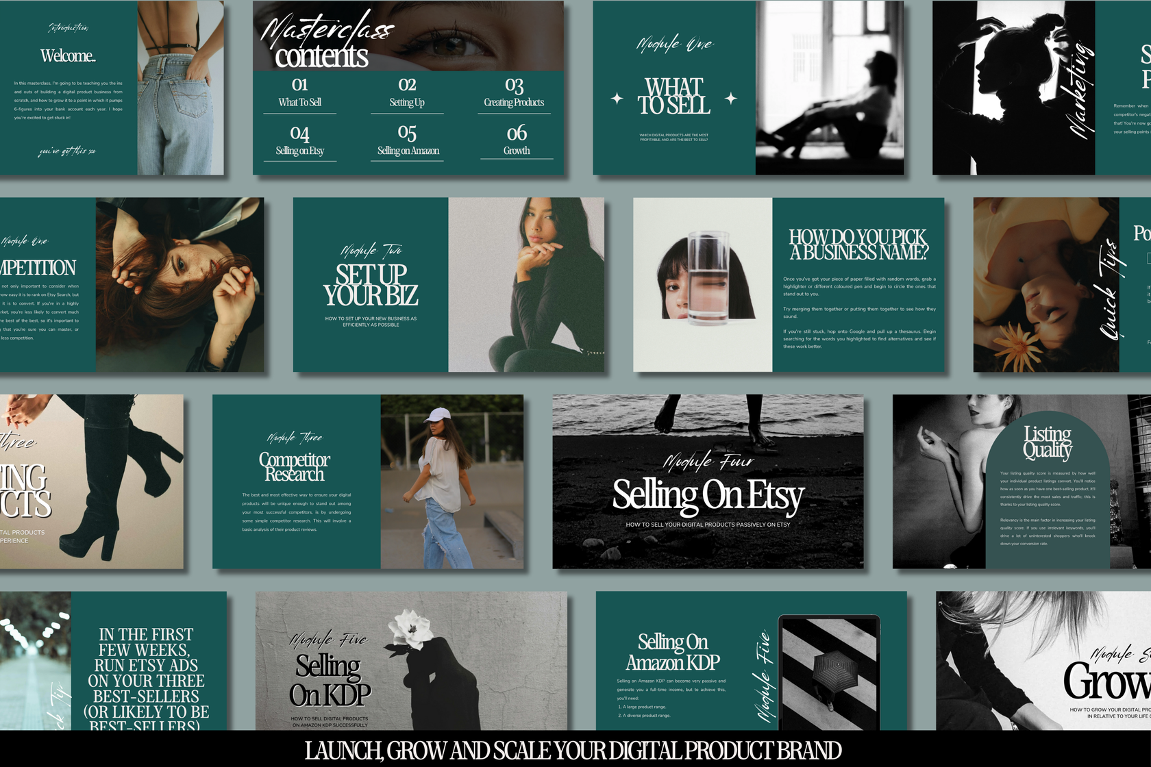 How to Build a 6-Figure Digital Product Brand Masterclass – Compass Point Digital Store